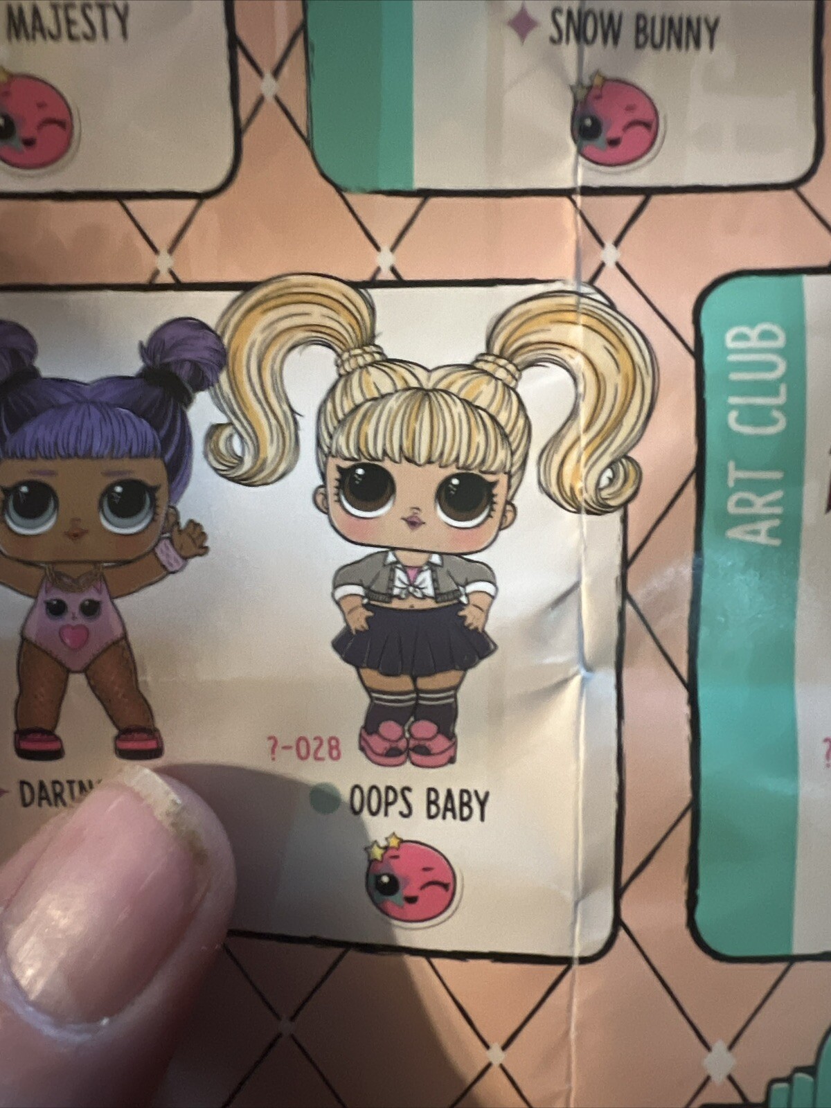 Lol Surprise Oops Baby Hairgoals Pop Club Hair 7-028 | eBay