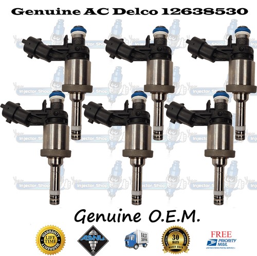 2005-2011 Cadillac Allure CTS STS 6x Fuel Injectors 12638530 Camaro 3 ...