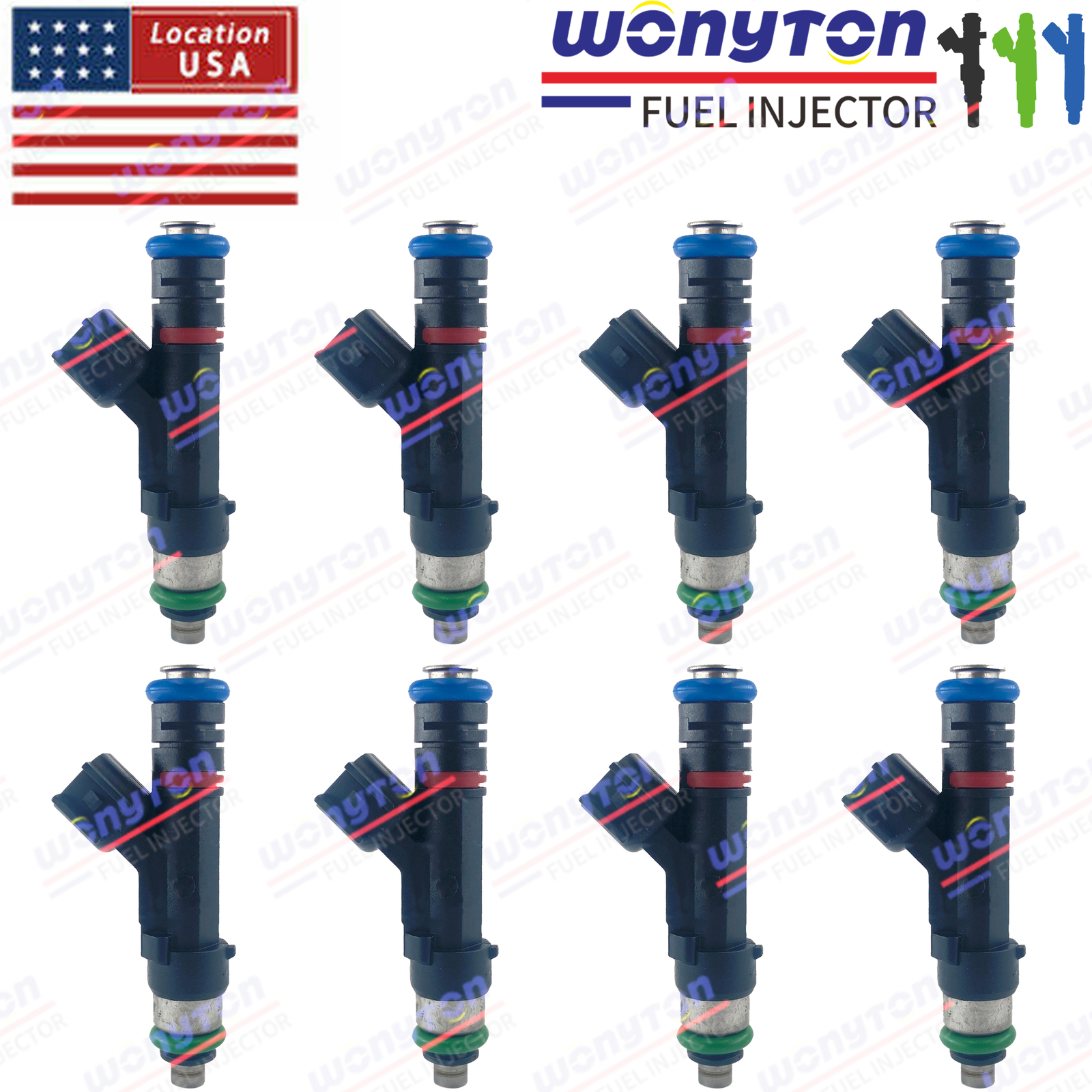 8x Flow Matched 0280156048 Fuel Injectors EV14 For Ford Crown Vic Town ...