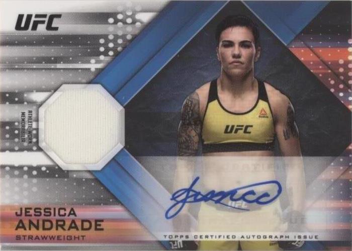 2019 Topps UFC Knockout - Relic Autographs Jessica Andrade #KAR-JA /150 ...