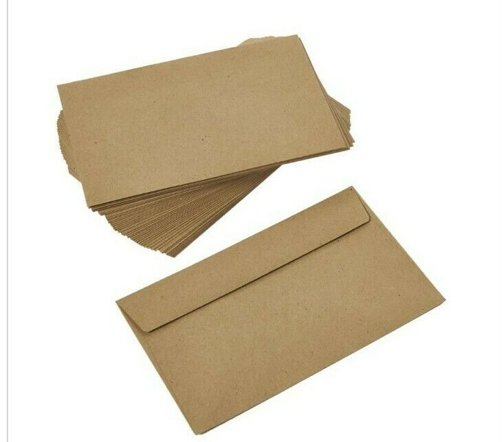 89x152mm White & Manilla Envelopes 70gsm, Self Seal/Gummed No Window ...