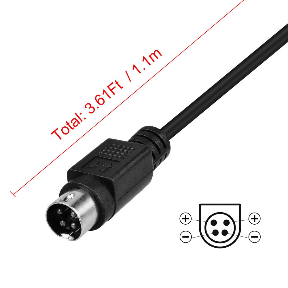 4-Pin 12V 5A 60W AC/DC Adapter For Posiflex EA1050A-120 Power Supply ...