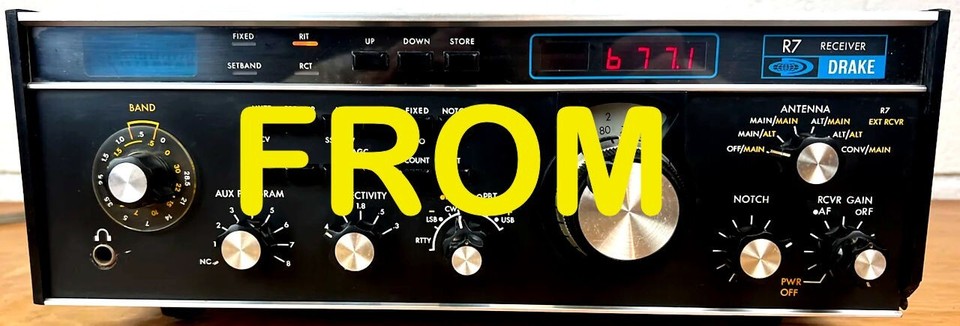 Drake R7 / R7A IF FILTER BOARD with 1800 KHZ SSB + 4000 KHZ AM FILTERS ...
