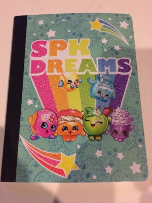 Shopkins SPK Dreams Composition Book 100 Sheets Wide Ruled School ...