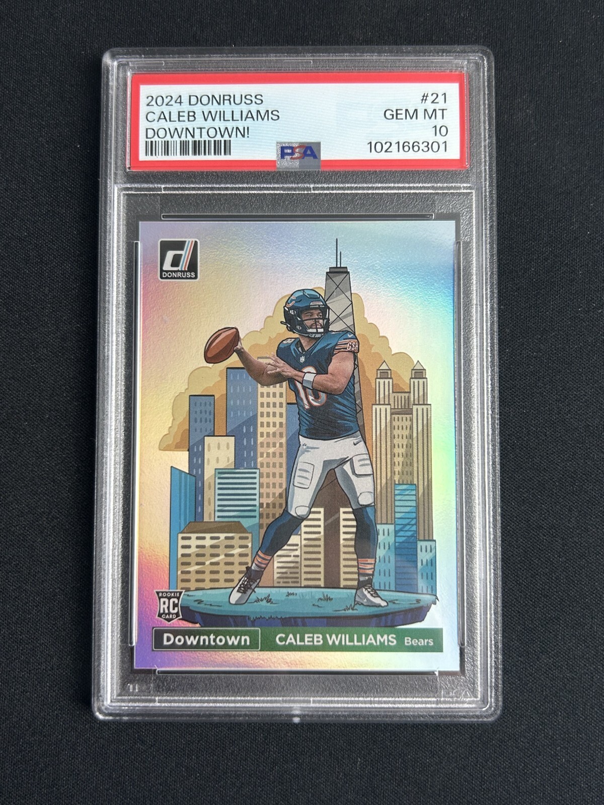 Caleb Williams 2024 Donruss #21 Downtown /(SSP) Price Guide - Sports ...