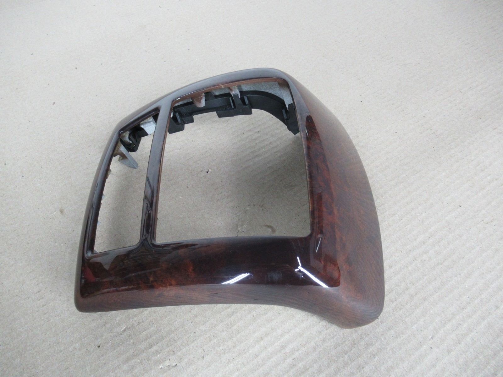 Center Console Rear Wooden Trim Walnut Bezel MERCEDES W221 OEM S550 S63 ...