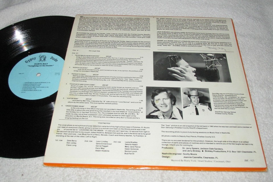 Daryl May - Laughing On The Inside - Gypsy Dude - SIGNED - comedy ...