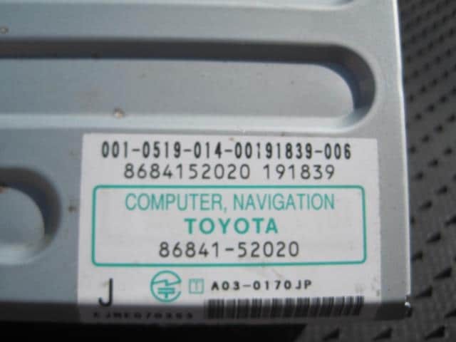 TOYOTA Alphard 2004 ZA-ATH10W Control Unit 8684152020 [Used ...