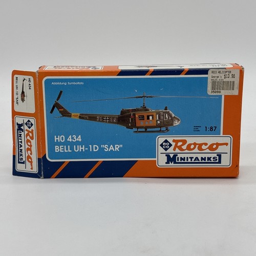 Roco Minitanks H0 434 Bell UH-1D "SAR" 1:87 Helicopter Model Kit ...