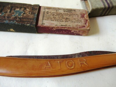 A German Straight Razor Ator Brand Antique Barber Shop Shaving ...