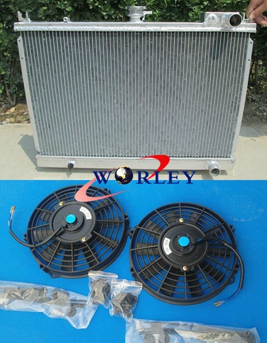 50MM Aluminum radiator & Fans for Nissan Pintara Skyline R31 1986-1993 ...