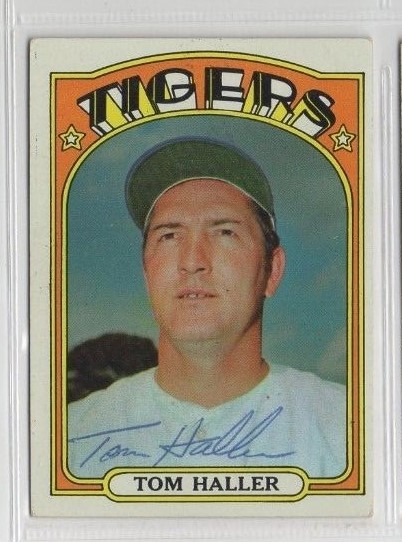 Tom Haller 1972 Topps autographed auto signed card Dodgers | eBay