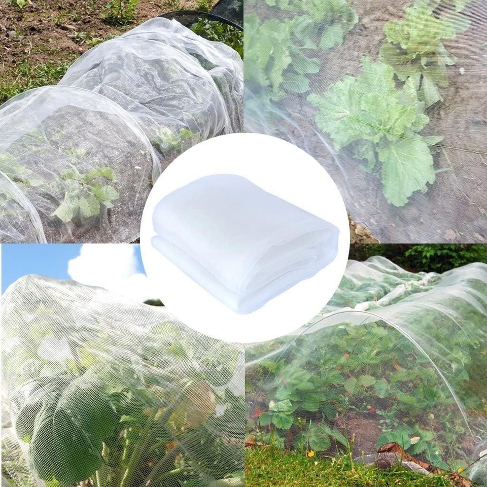 Agfabric Garden Insect Barrier Mesh Netting Against Mosquito Bugs Birds ...