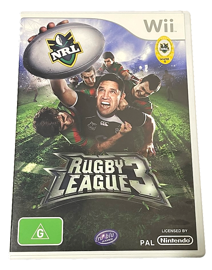 NRL Rugby League 3 Nintendo Wii PAL *Complete* Wii U Compatible | eBay