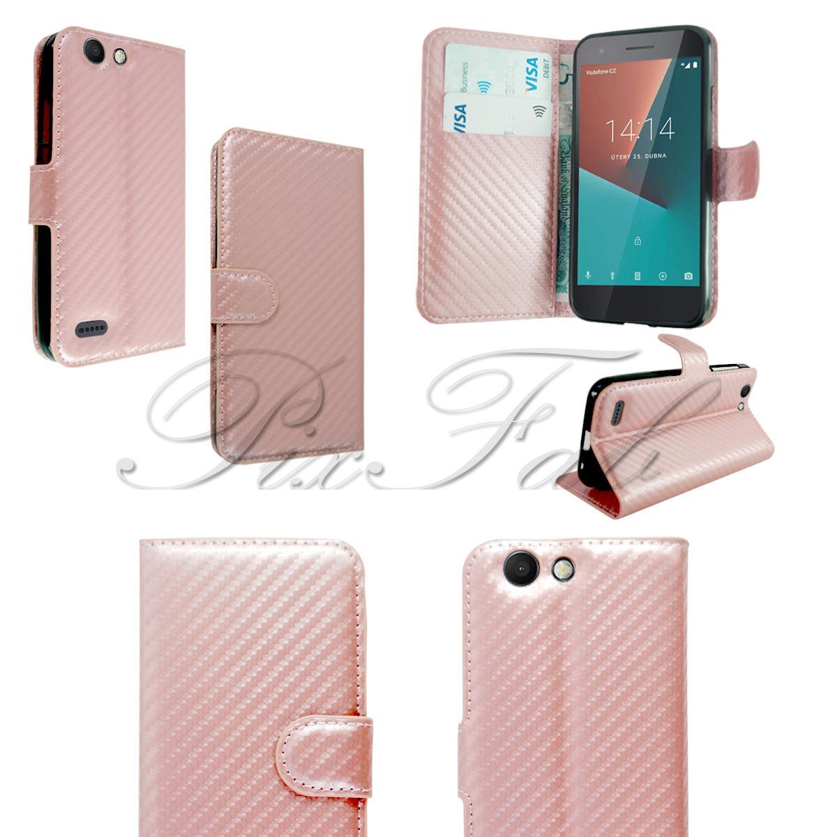 For Vodafone Smart E8 VFD 510 New Black Leather Wallet Phone Case ...