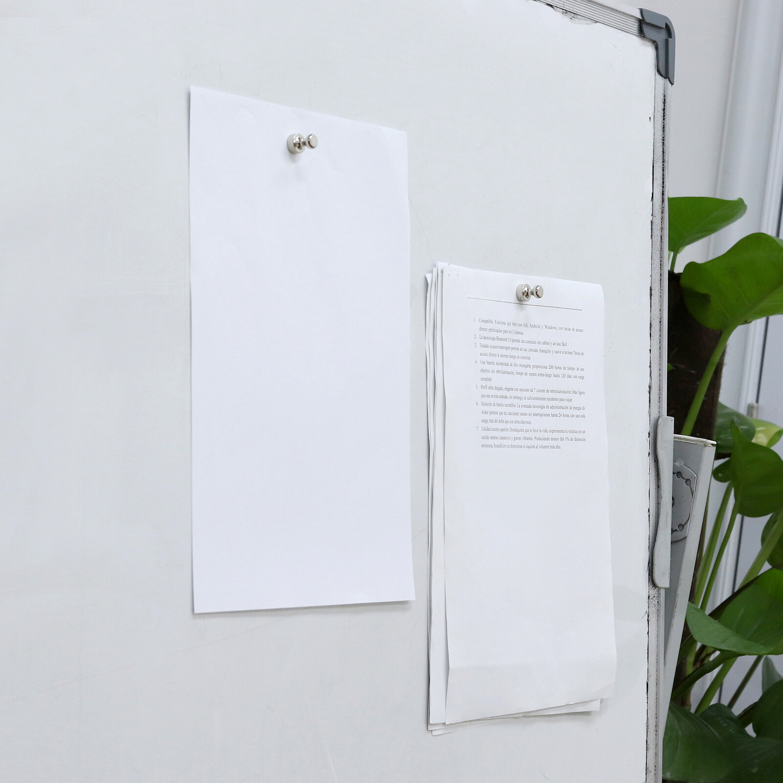 16X Strong Magnetic Stainless Steel Push Pins for Refrigerator or ...