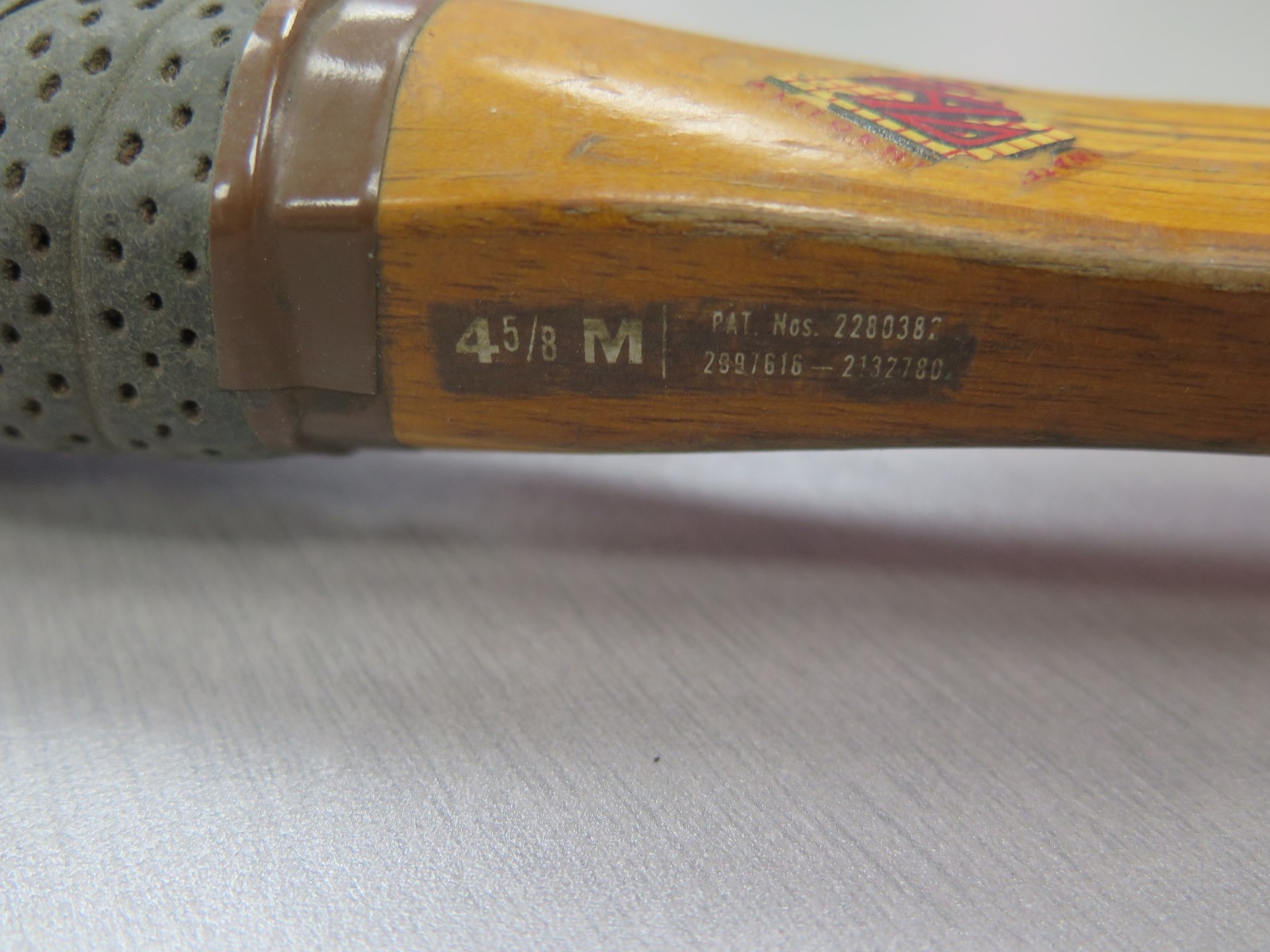 Vintage TAD Davis Imperial Wooden Tennis Racquet Racket 4-5/8 M | eBay