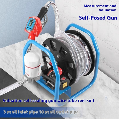 380W Electric Oil Pump Diesel 12V24V220V Volt Oil Tanker Vehicle Small ...