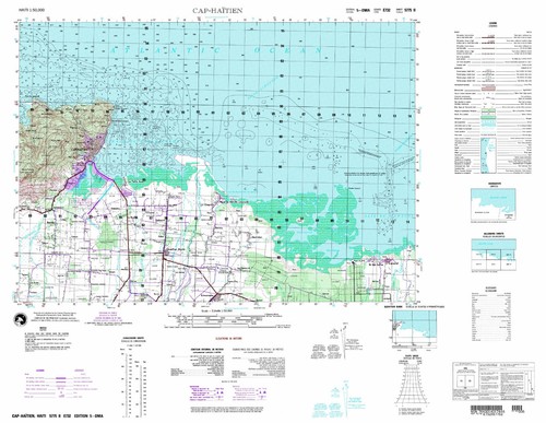 NGA Haiti Army Military Topographic Map - Cap-Haitien | eBay