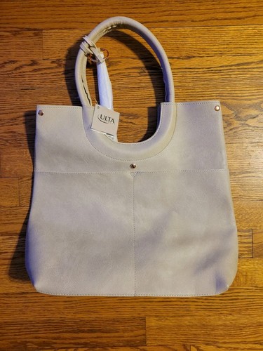 NEW ULTA Beauty Large Tote Purse Bag Sand Beige W/Tassel NWT ...