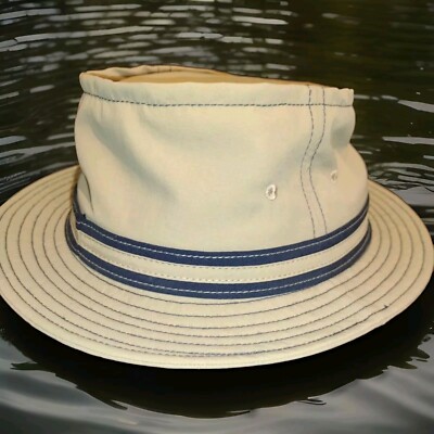 Men's Biltmore 1917 Tan Fisherman Bucket Hat 100% Nylon Size Medium NWT ...
