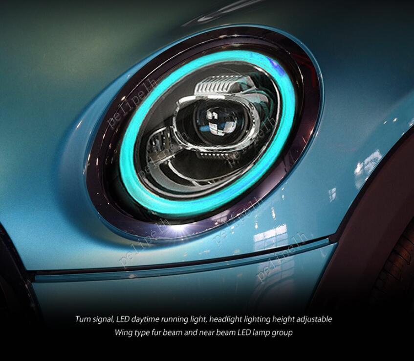 For MINI Cooper F55 F56 F57 14-21 LED DRL Headlights assembly colorful ...