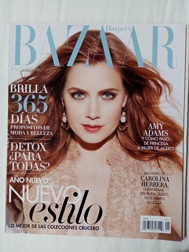 AMY ADAMS HARPER'S BAZAAR MEXICAN MAGAZINE MEXICO SPANISH JANUARY 2013 ...