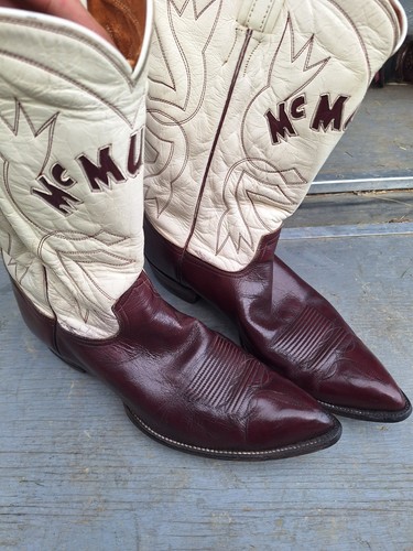 vintage tony lama custom cowboy boots HAND MADE BY TONY LAMA TAG | eBay