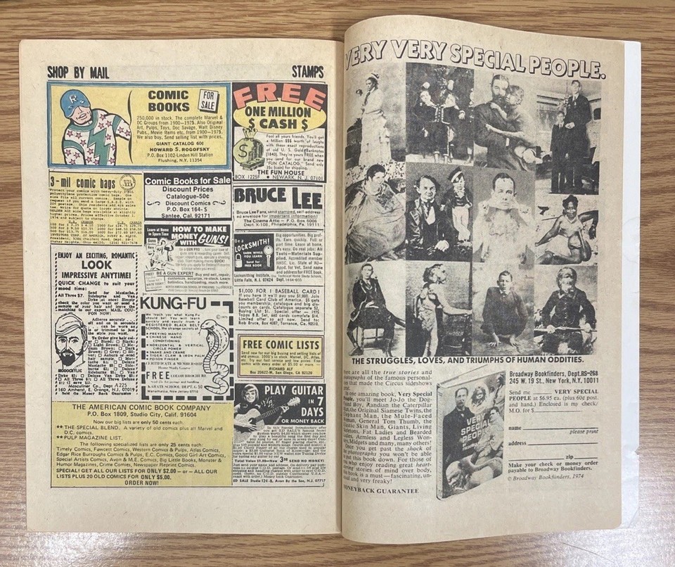 Cougar #2 Origin Story Buckler cover Springer Wolf-Man 1975 Atlas | eBay