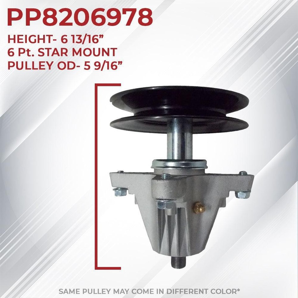 Spindle Idler Pulley for 918-06978 Fits Cub Cadet RZTS54KW RZT-S54 918 ...