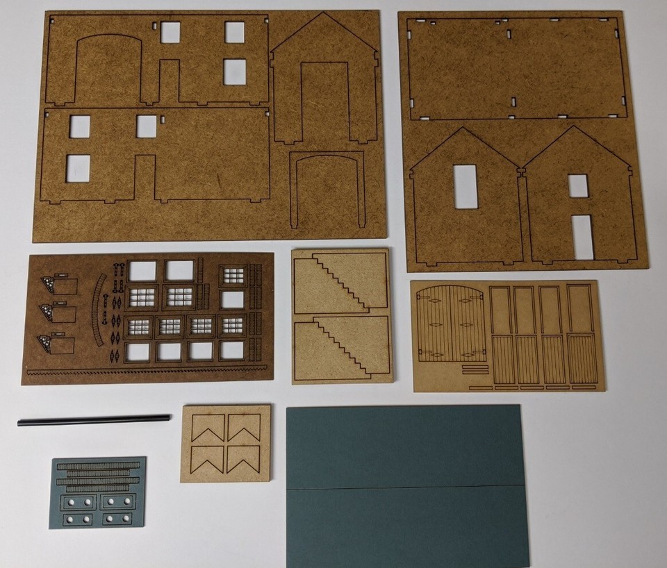 Farrier Blacksmiths Laser Cut Scratch Aid Layout Kit 00 Gauge 4mm Model ...