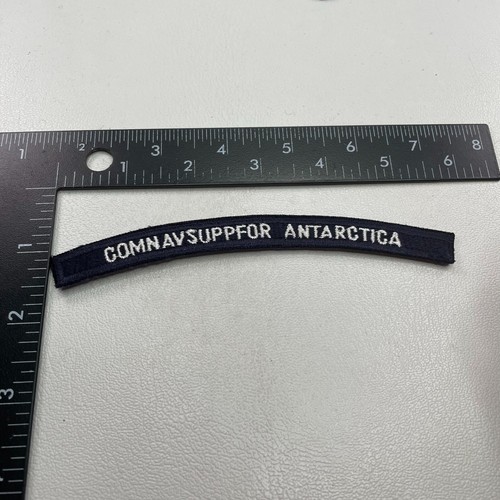US Navy COMNAVSUPPFOR ANTARCTICA Tab Patch (Rocker, UIM) 38MQ | eBay
