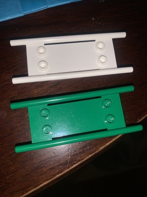 LEGO White Stretcher GREEN Wheels Classic Town Hospital Ambulance #4714 ...