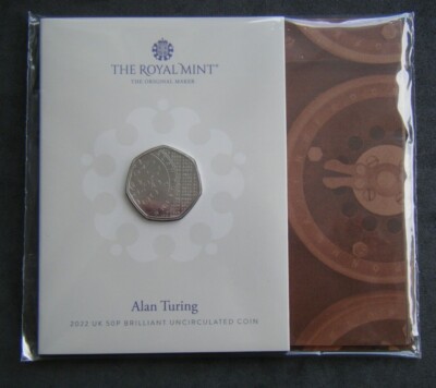2022 Alan Turing BU 50p Coin Pack Brilliant Uncirculated - in stock ...