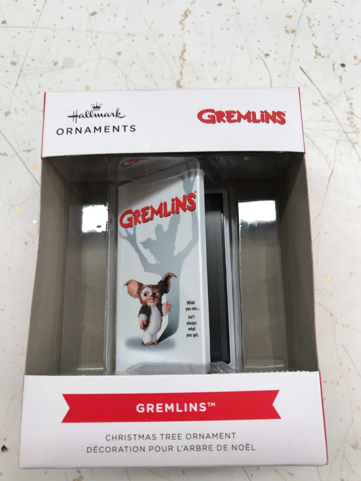 Hallmark Gremlins VHS Tape Gizmo Cover Christmas Ornament Retro RARE ...