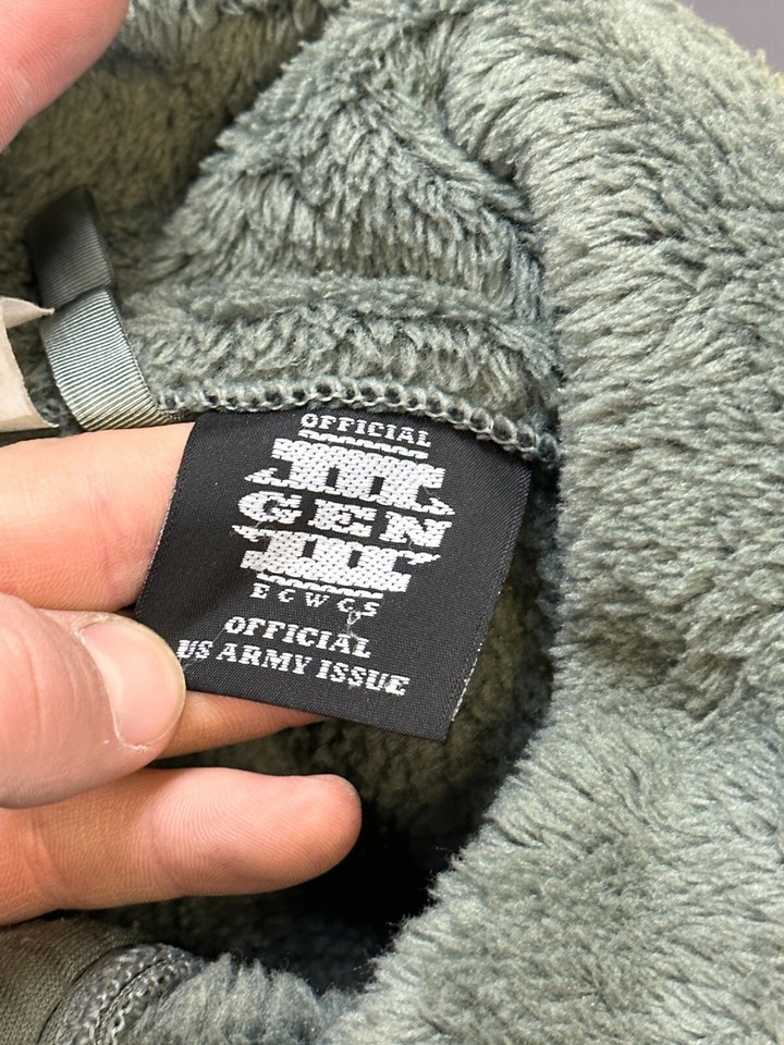 Large Reg - US Army Gen III Cold Weather Jacket Fleece ACU UCP Polartec ...