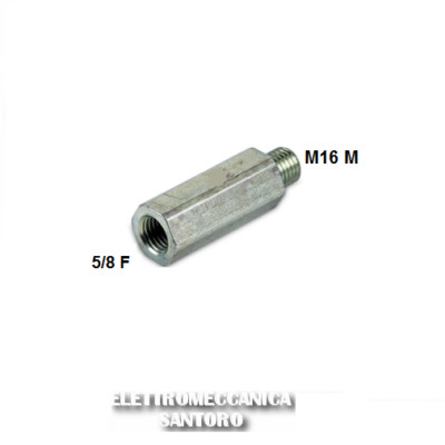 SDK Adapter for Diamond Core Drill Bit from M16 M to 5/8 F Long 80 mm ...