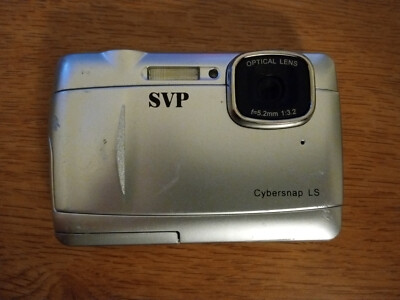 SVP Cybersnap LS Digital Camera - Silver - 12MP - Optical Zoom - Point ...