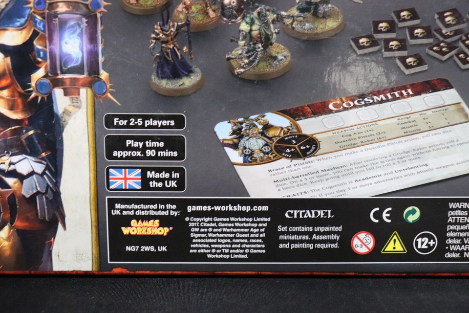 Warhammer Quest Shadows Over Hammerhal NOS + 3 box card Urban Conquest ...