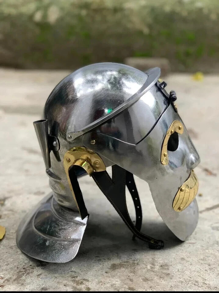 Medieval Murmillo Gladiator Helmet | Prop Replica Gladiator Movie ...