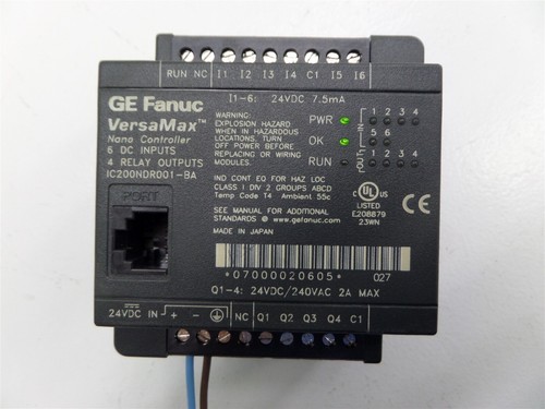 GE Fanuc IC200NDR001-BA VersaMax Nano Controller | eBay