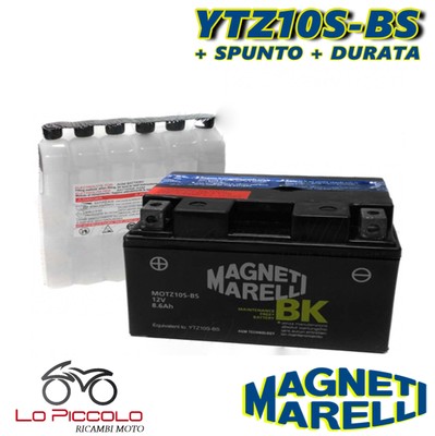 BATTERIA MAGNETI MARELLI YTZ10S-BS SIGILLATA SUZUKI DR-Z 250 2005 2006 ...