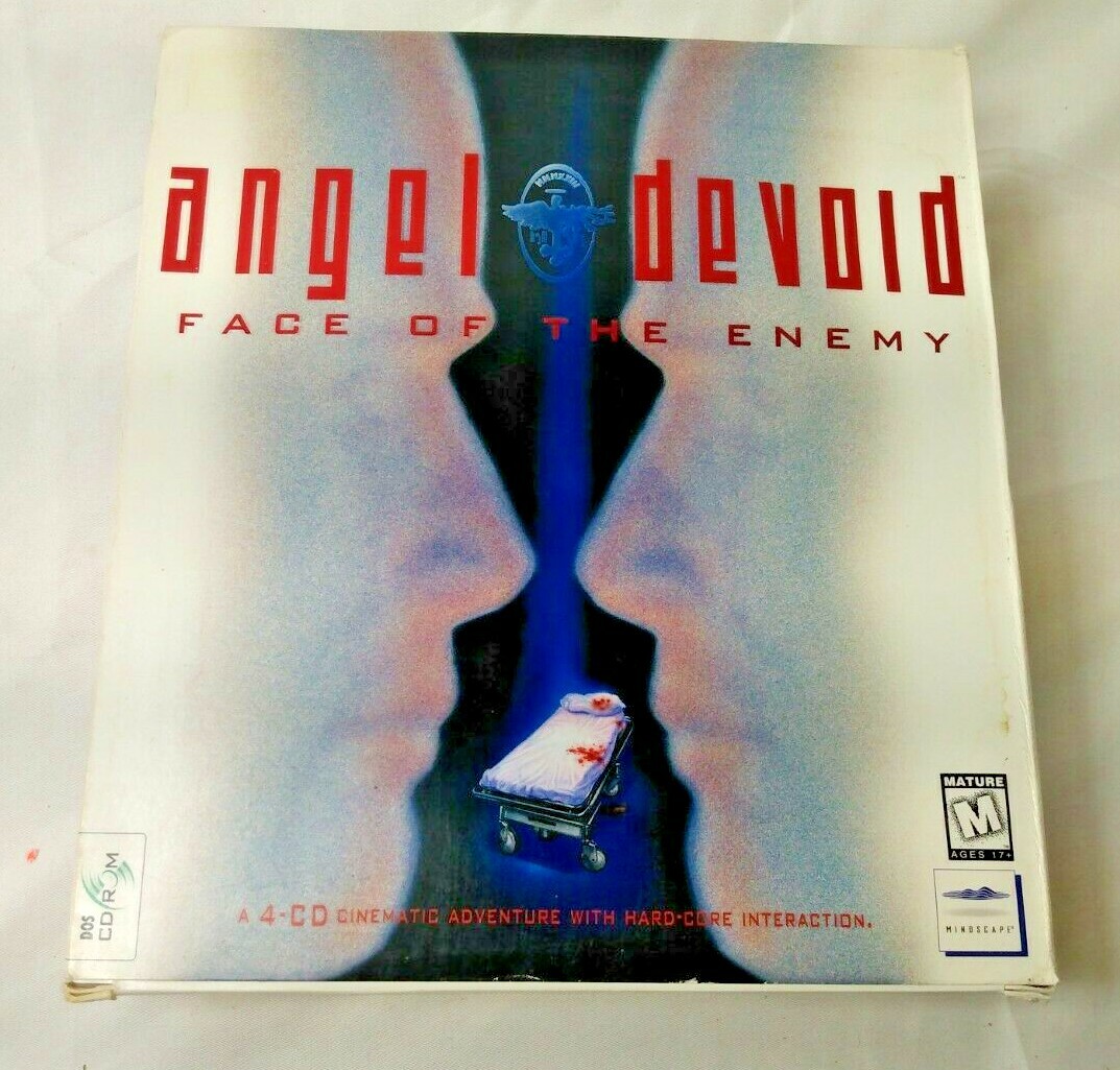 Angel Devoid Face of the Enemy 1995 Mindscape PC Big Box 4 CDROM Game ...