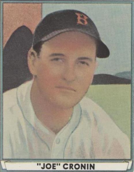 1982 Dover American League Baseball Cards Reprints - Joe Cronin for ...