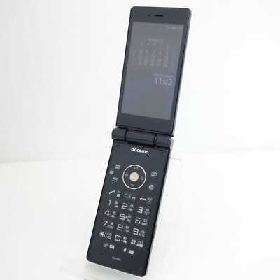 SHARP AQUOS keitai SH-06G Black Unlocked SIM Flip Phone Docomo Used ...
