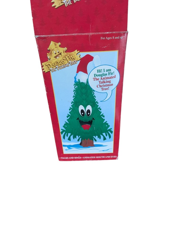 Vintage GEMMY Dancing Douglas Fir Talking Tree Sings, Moves & Eyes ...