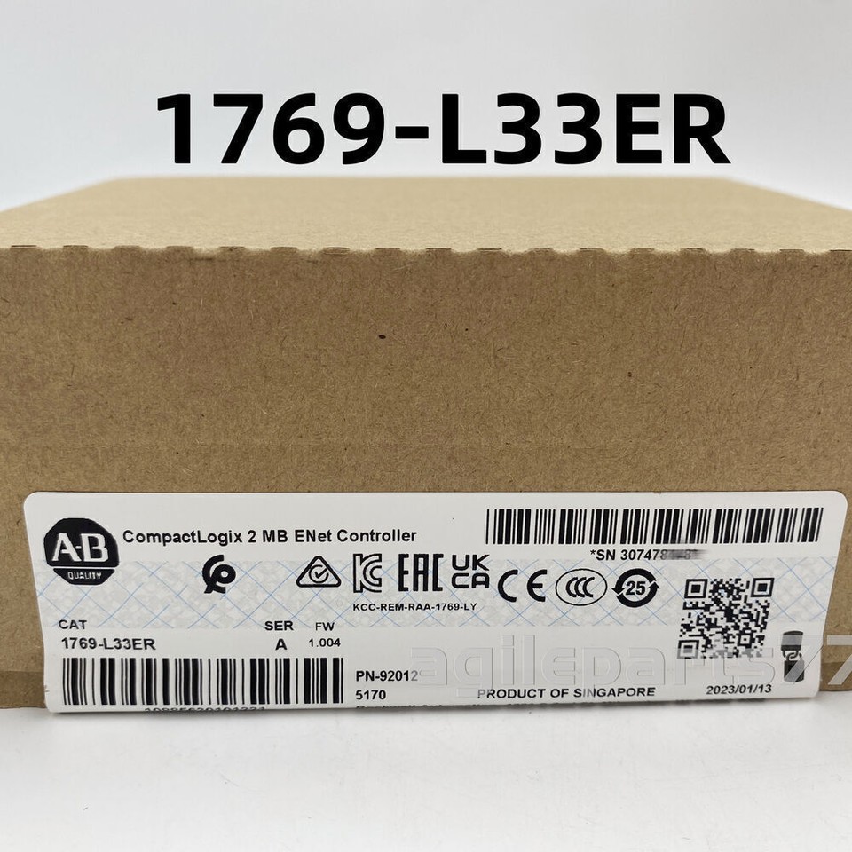 AB 1769-L33ER CompactLogix 2 MB ENet Controller NEW Factory Sealed ...
