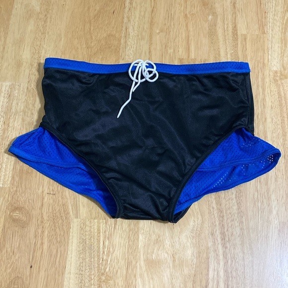 SPEEDO Men's VINTAGE Racing Briefs Swimwear Bottom; Drag Suit BLUE Size ...