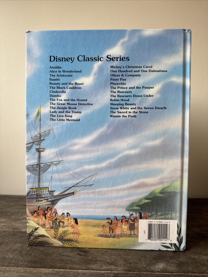 Disney Pocahontas Storybook 1995 Oversized Hardcover Book Classics ...