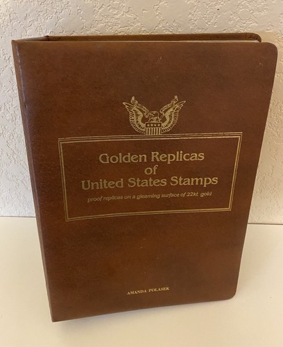 Golden Replicas Of United States Stamps 22 K GOLD PLATED 1984 - Set of ...